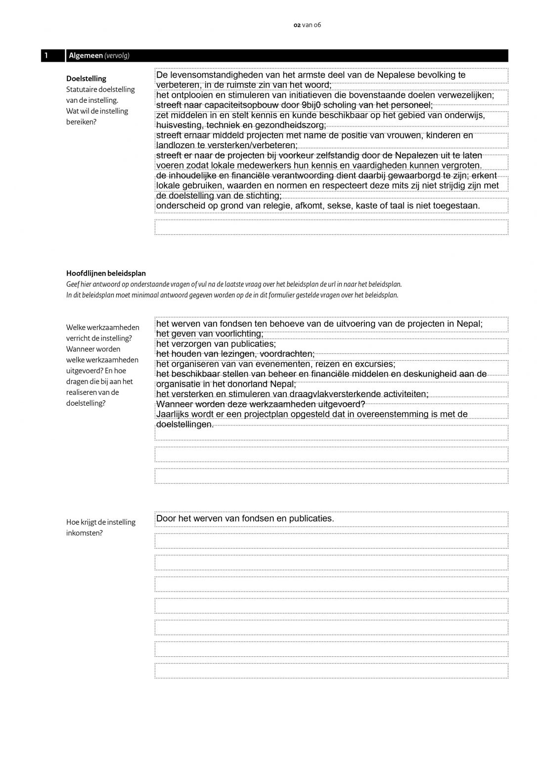 ANBI formulier – Tamsarya.nl